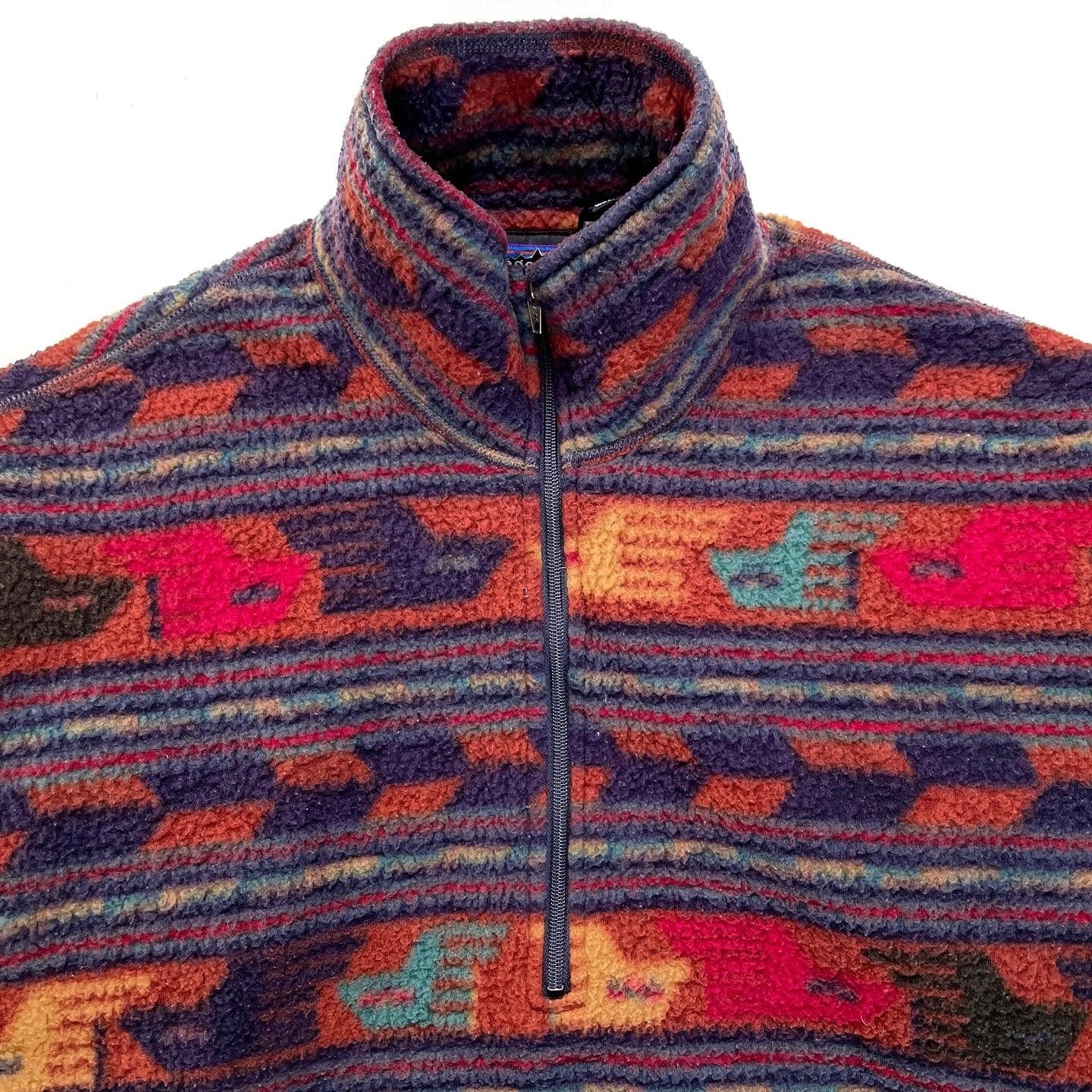 1996 Patagonia Printed Synchilla Shearling Sweater, Anatolia (L/XL)